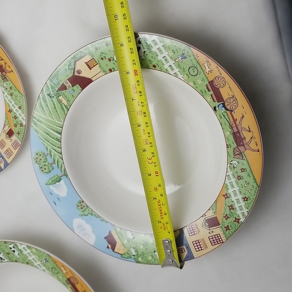 Sango | Dining | Sango China Country Road Soup Bowls And Salad Plates ...